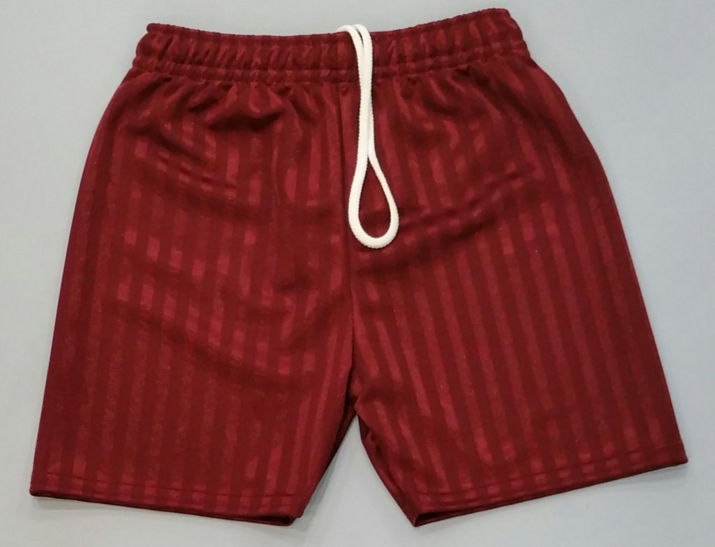 BURGUNDY SHADOW STRIPE P.E. SHORTS – JD Schoolwear