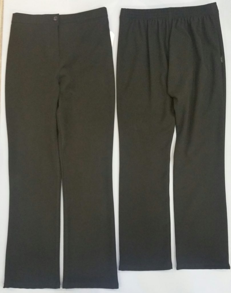 GIRLS PLUS size, generous fit, black trousers – JD Schoolwear