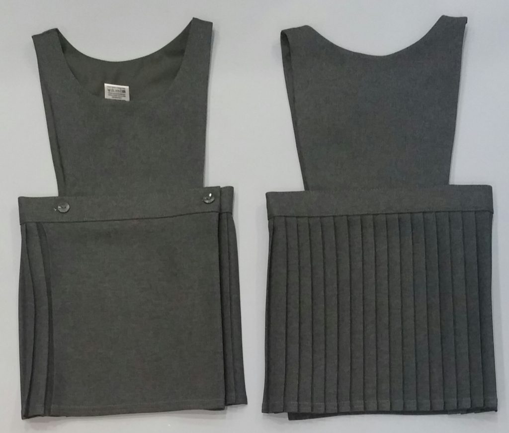 GIRLS Grey Pinafore Dress – JD Schoolwear